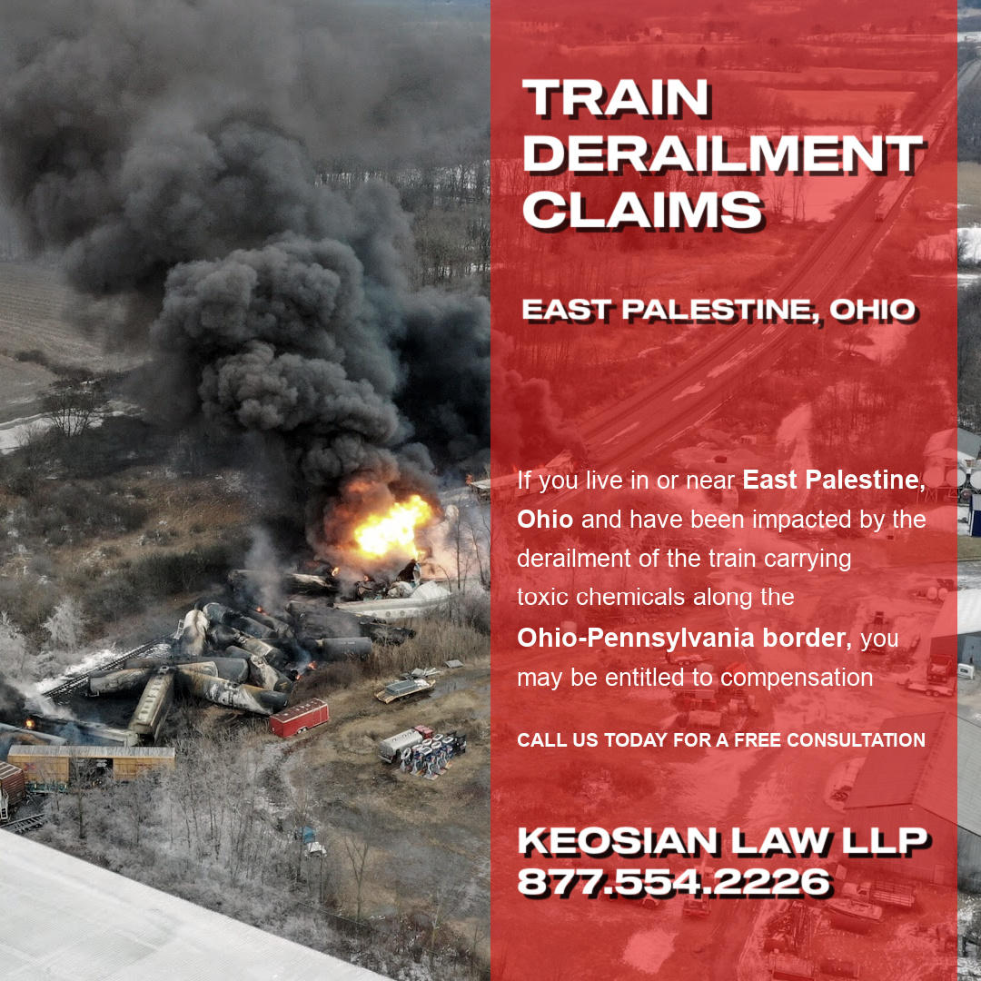 East Palestine, Ohio Train Derailment - Keosian Law